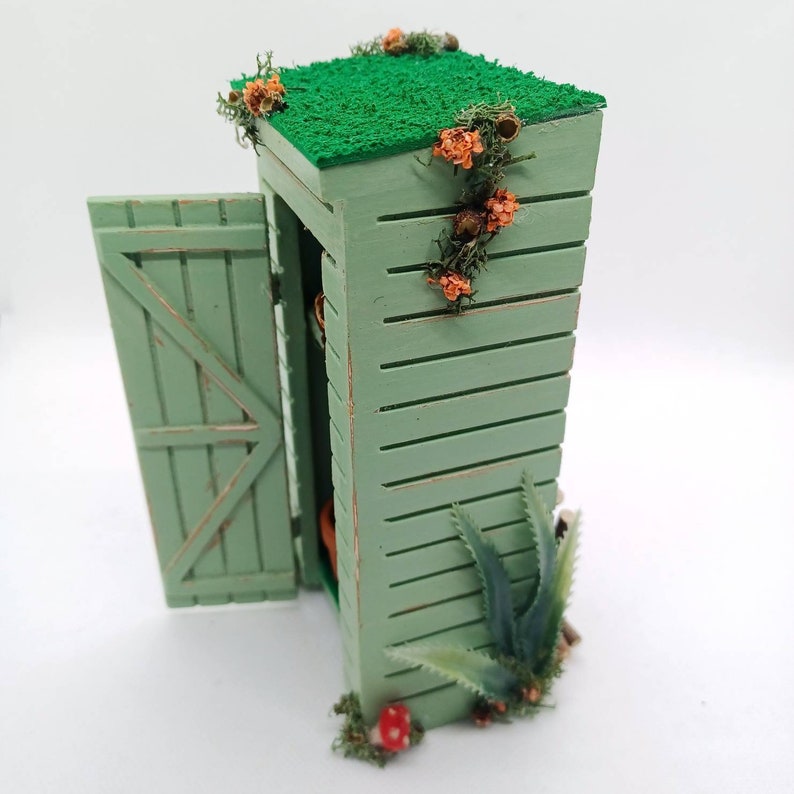 Dolls House Garden Shed 1/12th Scale Miniature Potting Shed - Etsy UK