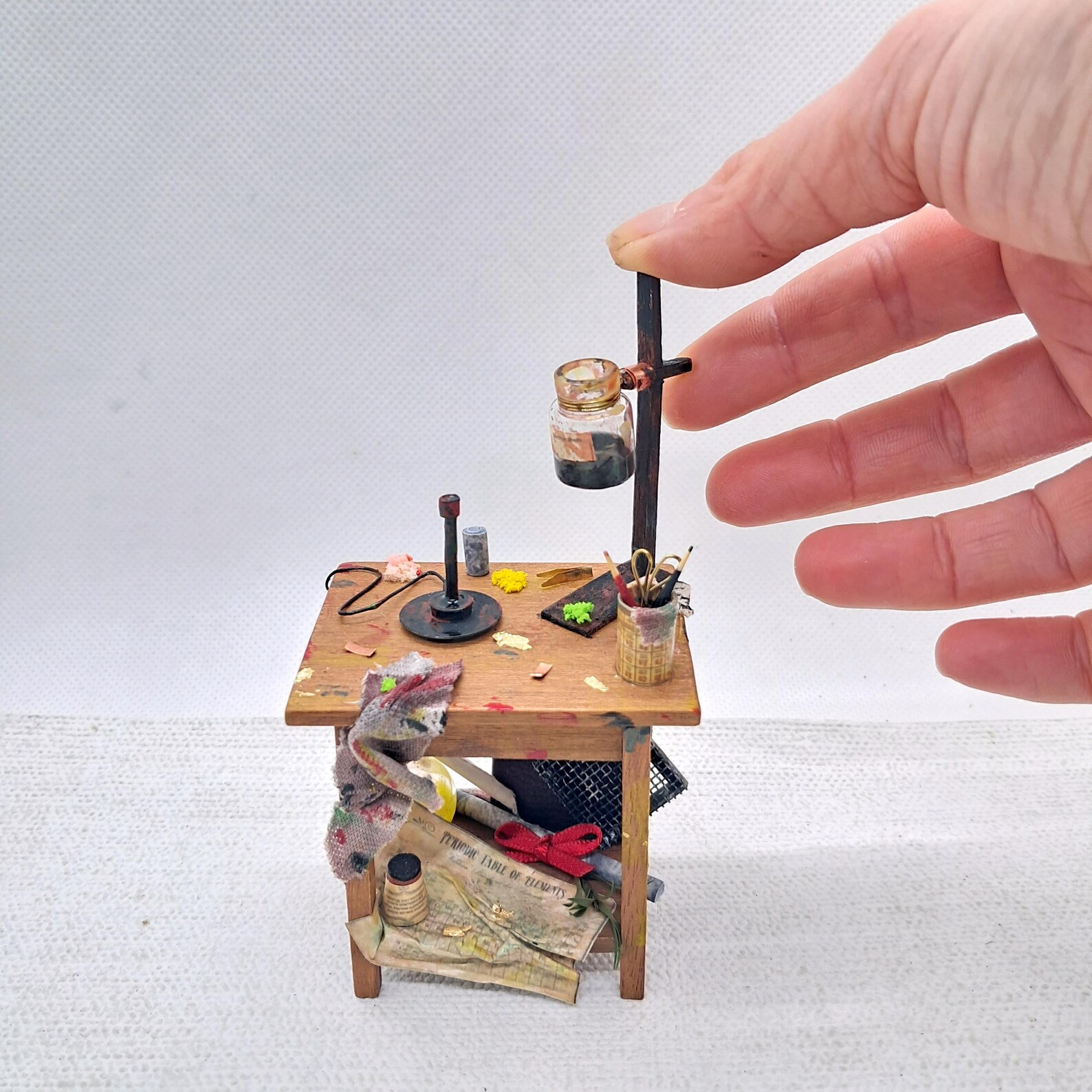 Dolls House Alchemist Table, Miniature Science Lab, 1:12 Scale - Etsy