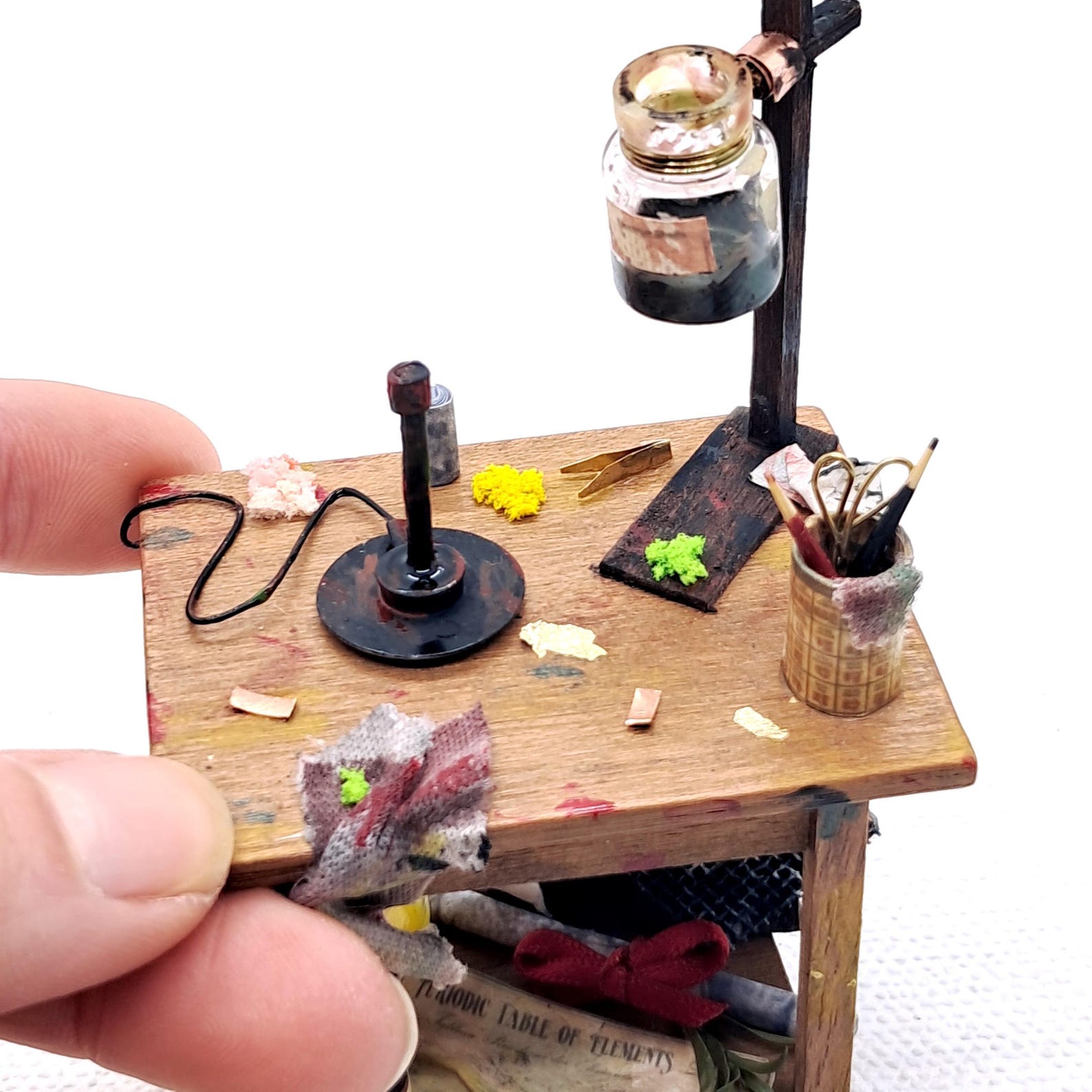Dolls House Alchemist Table, Miniature Science Lab, 1:12 Scale - Etsy