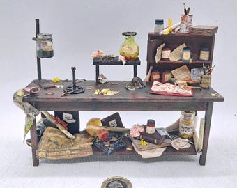 Miniature Science Lab Test Tube Set – 1:12 Scale Dollhouse Chemistry ...
