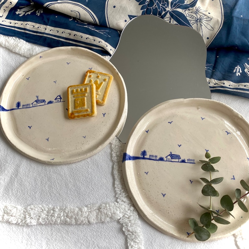 Cute Ceramic Plates - Etsy