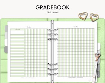 Gradebook for Teacher. Grade Book Page. Student Grades List Sheet ...