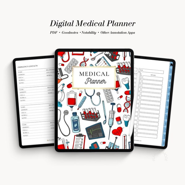 Medical Planner - Etsy
