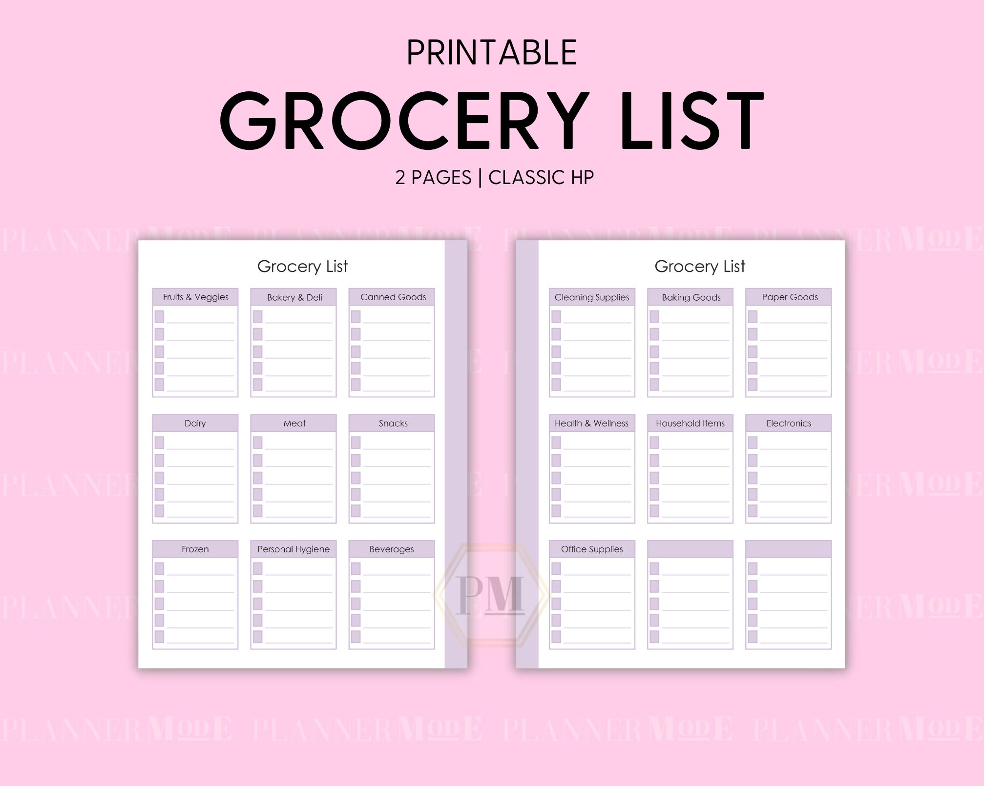 Grocery List, Meal Prep Planner, Food List, Meal List, Family Grocery ...