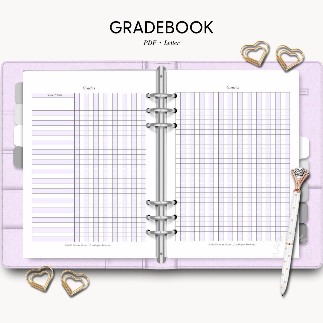 Grade Book, Teacher Grading System, Grade Tracker, Digital Gradebook ...