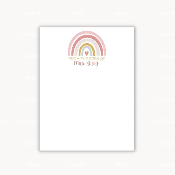 Rainbow Stationary - Etsy