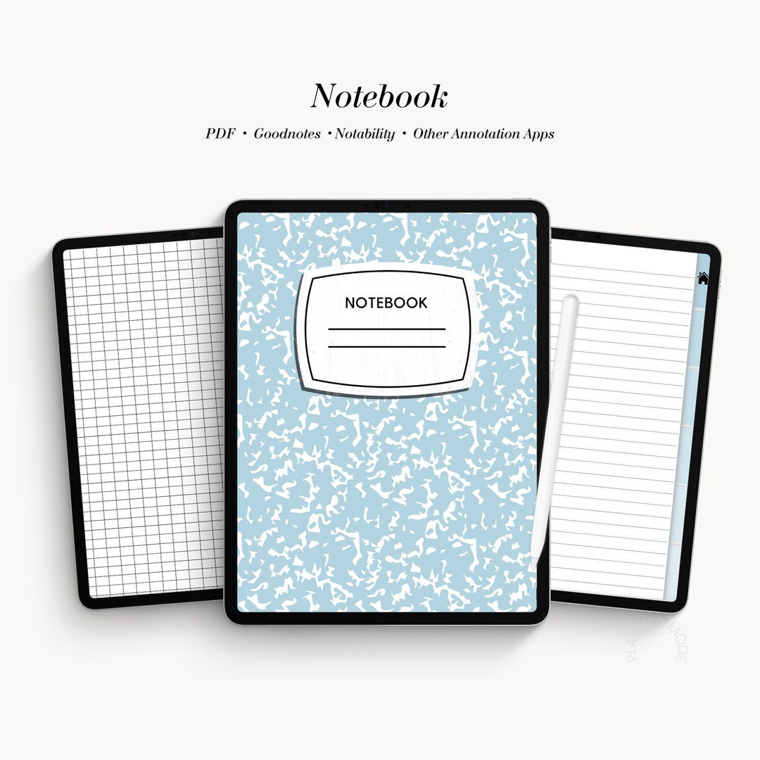 Goodnotes Notebook, Digital Journal, Digital Planner, Digital Notebook ...