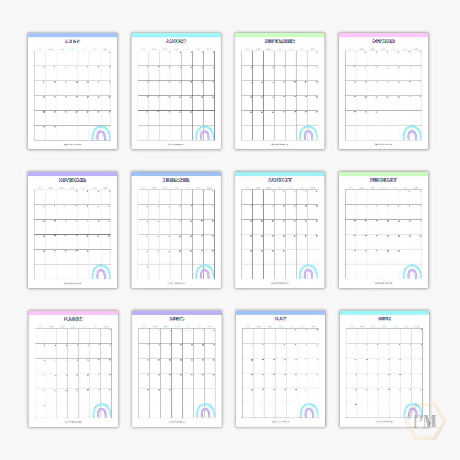 2023-2024 Teacher Planner Printable, Teacher Gradebook, Digital Teacher ...