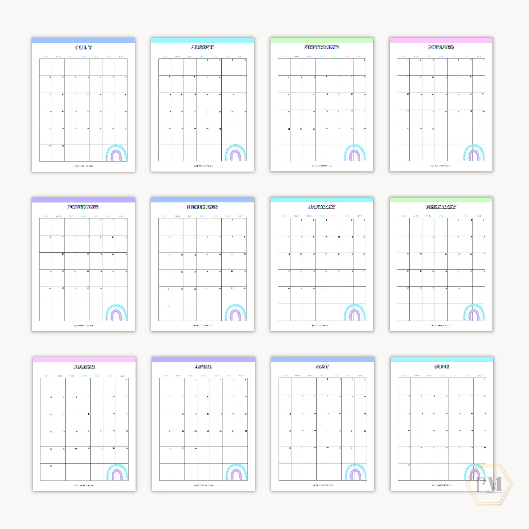 2023-2024 Teacher Planner Printable, Teacher Gradebook, Digital Teacher ...