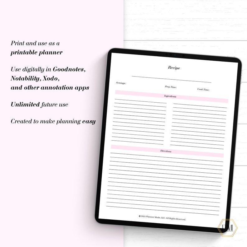 Home Management Binder: Household Planner Printable (letter, A4, A5 ...