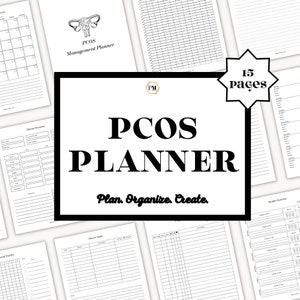 PCOS Journal Printable | Pcos Tracker PDF | Hormone & Symptom Log ...