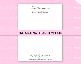Note From Mom Notepad - Etsy
