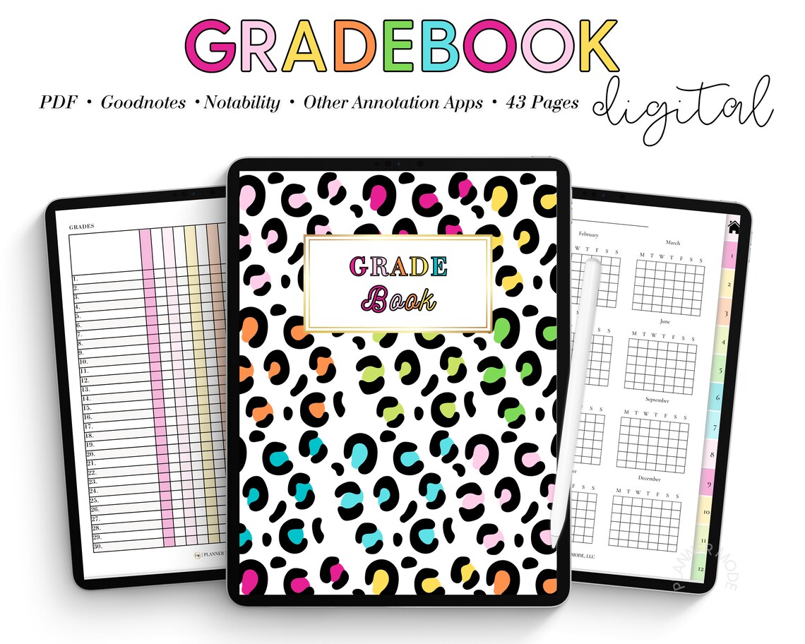 Digital Gradebook, Teacher Grading System, Grade Tracker, Teacher Gradebook, Student Grades ...