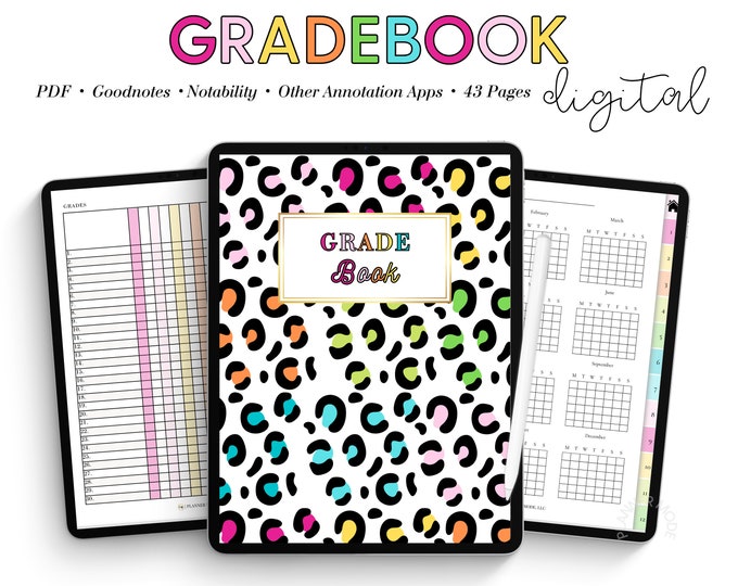 Digital Gradebook, Teacher Grading System, Grade Tracker, Teacher ...