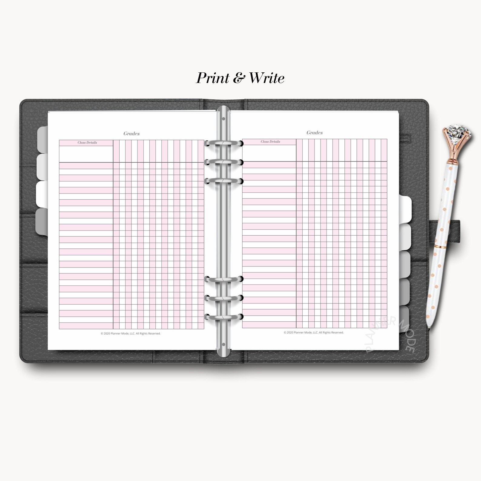 Printable Grade Book, Teacher Grading System, Grade Tracker, Digital ...