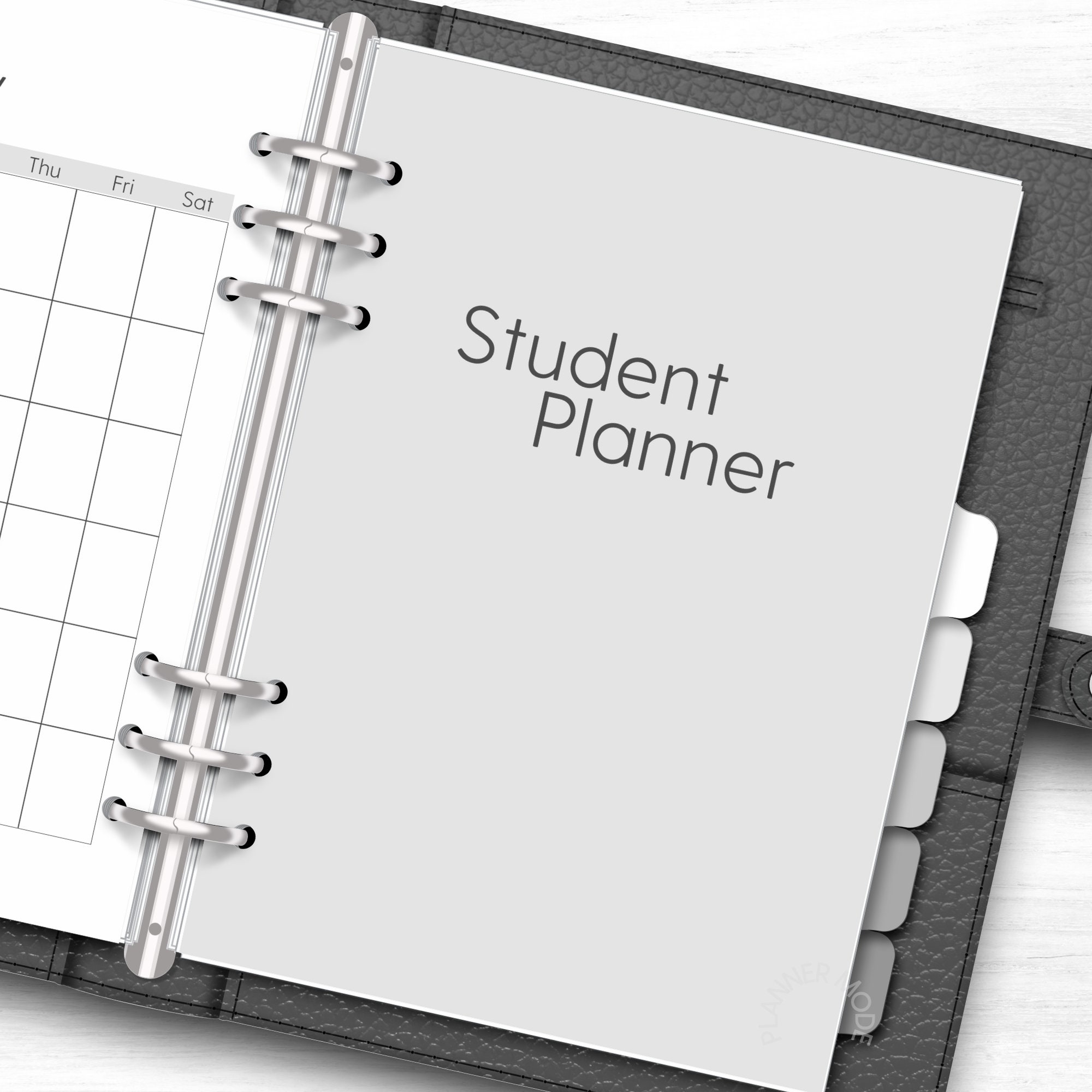 Minimalist Student Planner Printable, Academic Planner, ADHD College ...