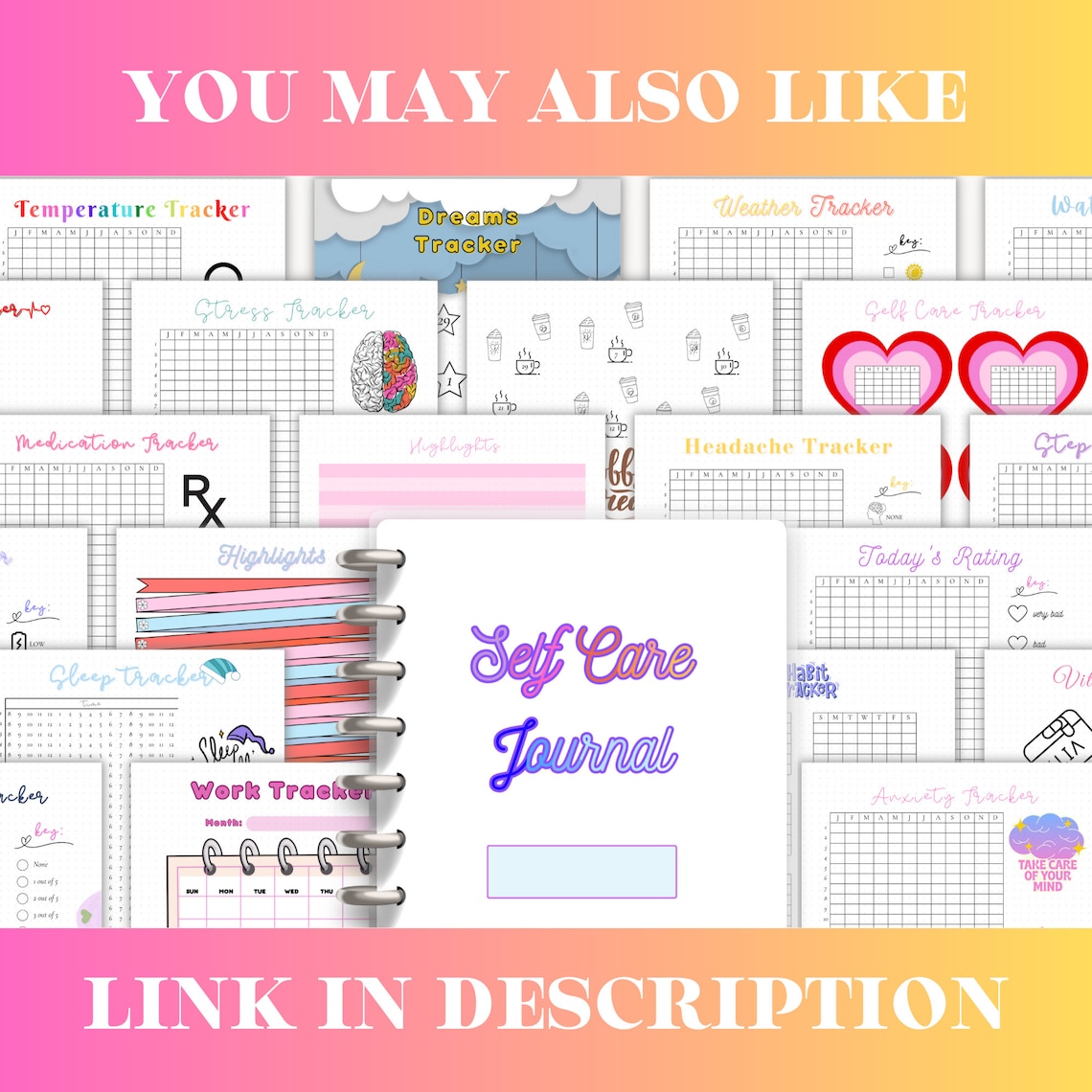 Temperature Tracker, Weather Log, Yearly Temperature Tracker, Fever ...