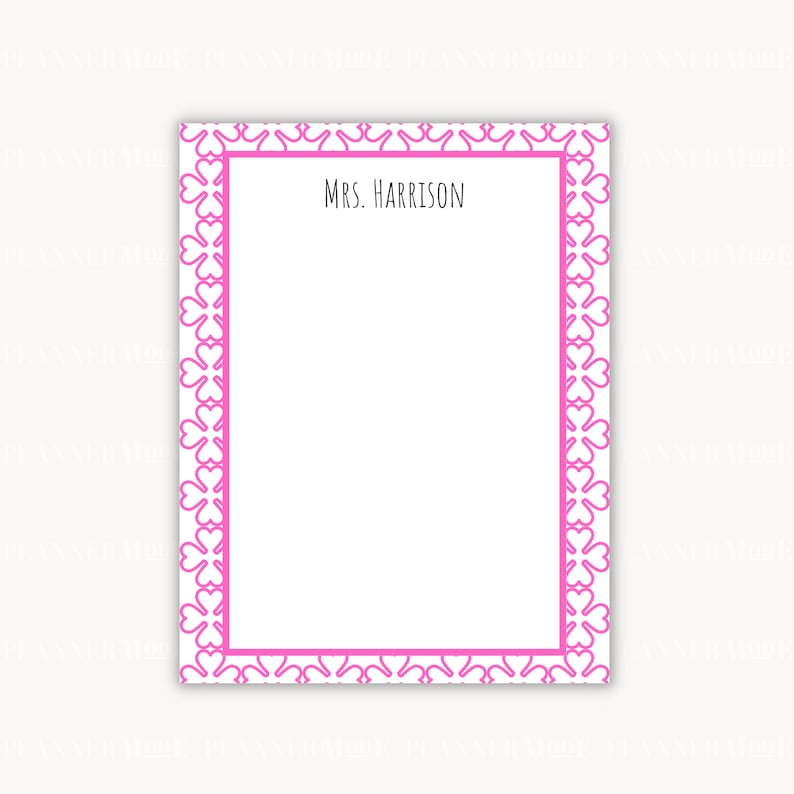Teacher Editable Notepad Teacher Gift Teacher Notes - Etsy