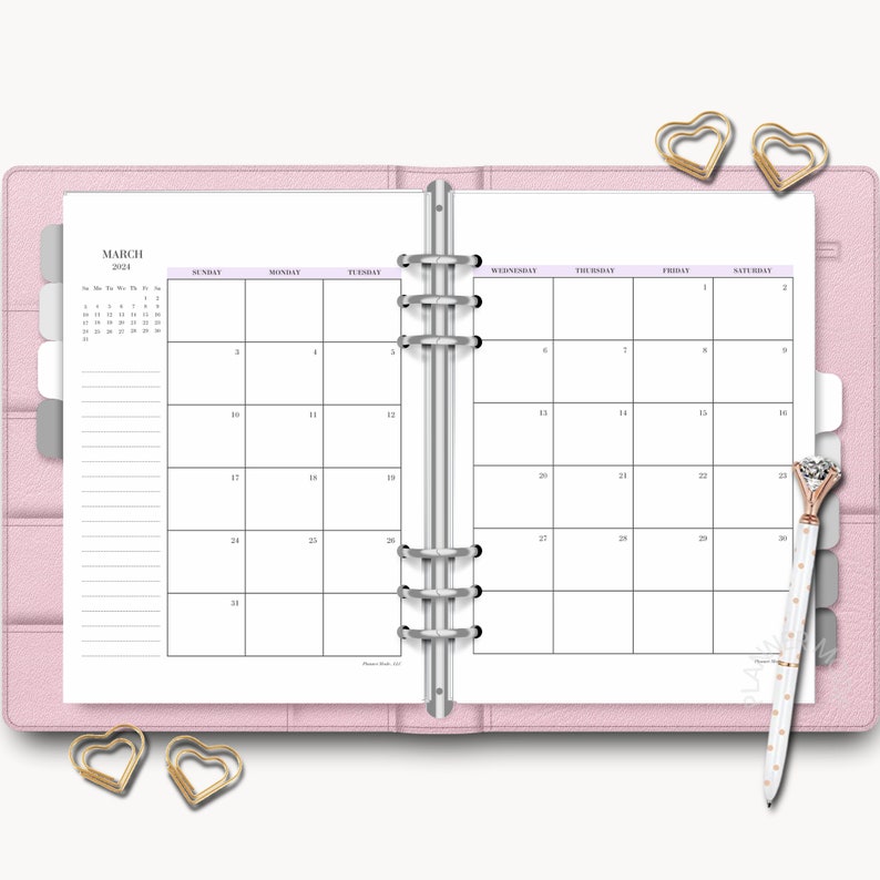 2024 Planner Bundle, 2024 Planner Printable, Monthly 2024 Planner ...