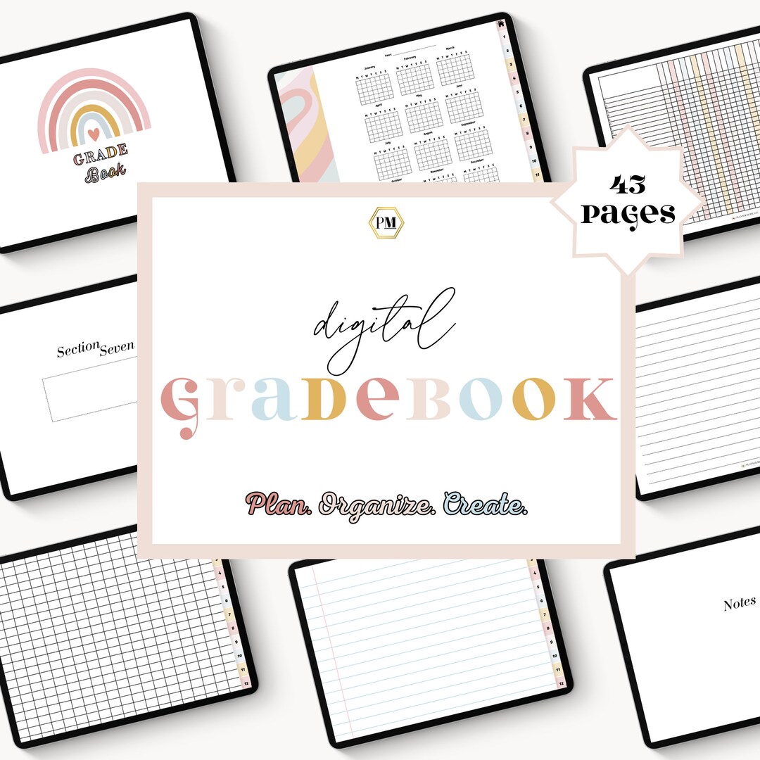 Digital Gradebook, Teacher Grading System, Grade Tracker, Teacher ...