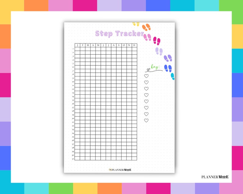 Steps Tracker, Daily Walk Tracker, Steps Counter, Exercise Log, Walking ...