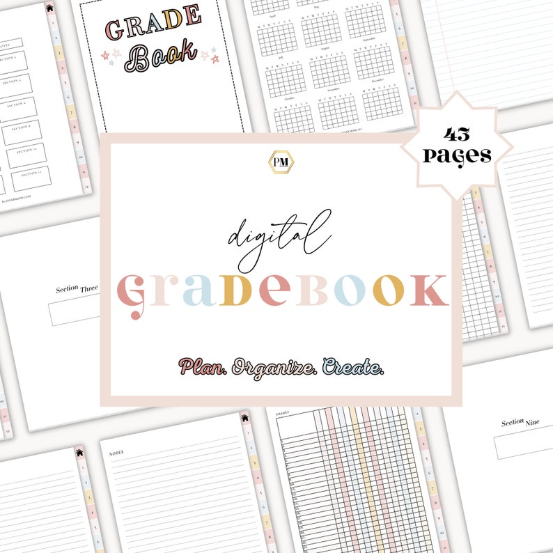 Digital Teacher Gradebook: Goodnotes Grade Tracker (PDF Download) - Etsy
