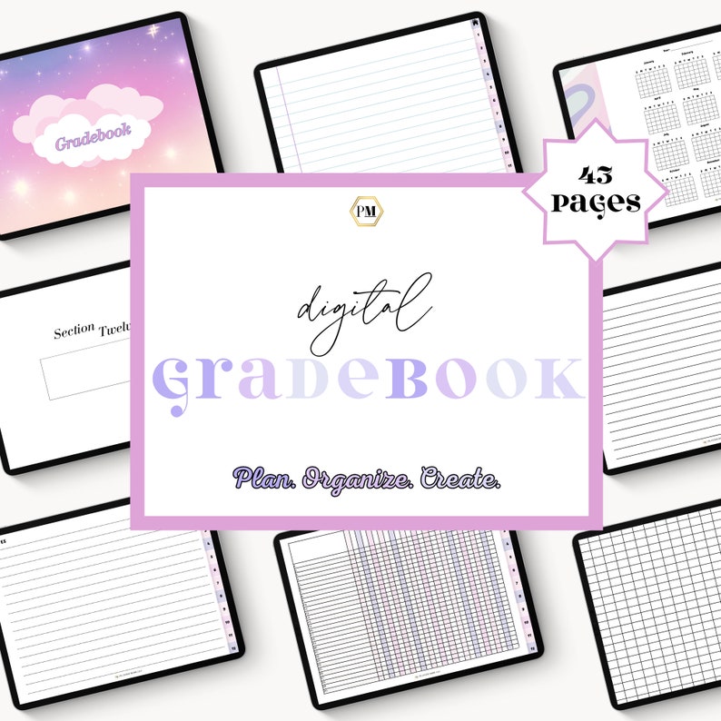 Digital Gradebook, Teacher Gradebook, Grade Tracker, Record Book, Grade ...