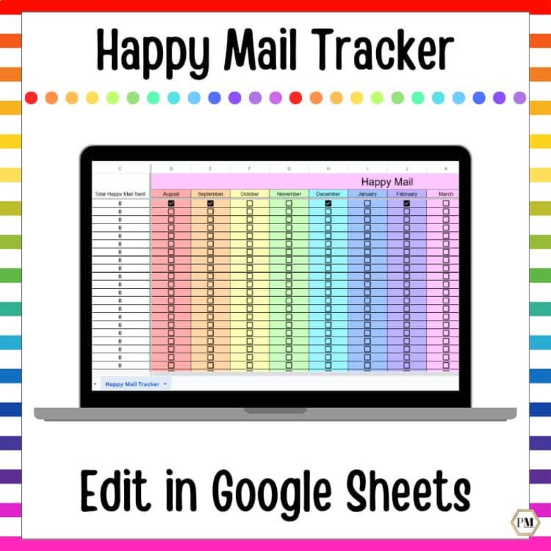 Happy Mail Tracker, Positive Student Note Home, Good Behavior Mail ...