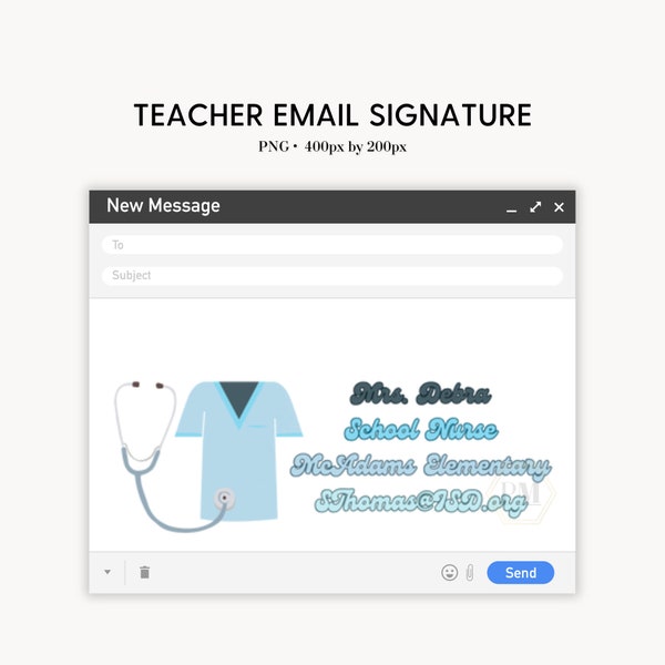 Email Signature Teacher - Etsy