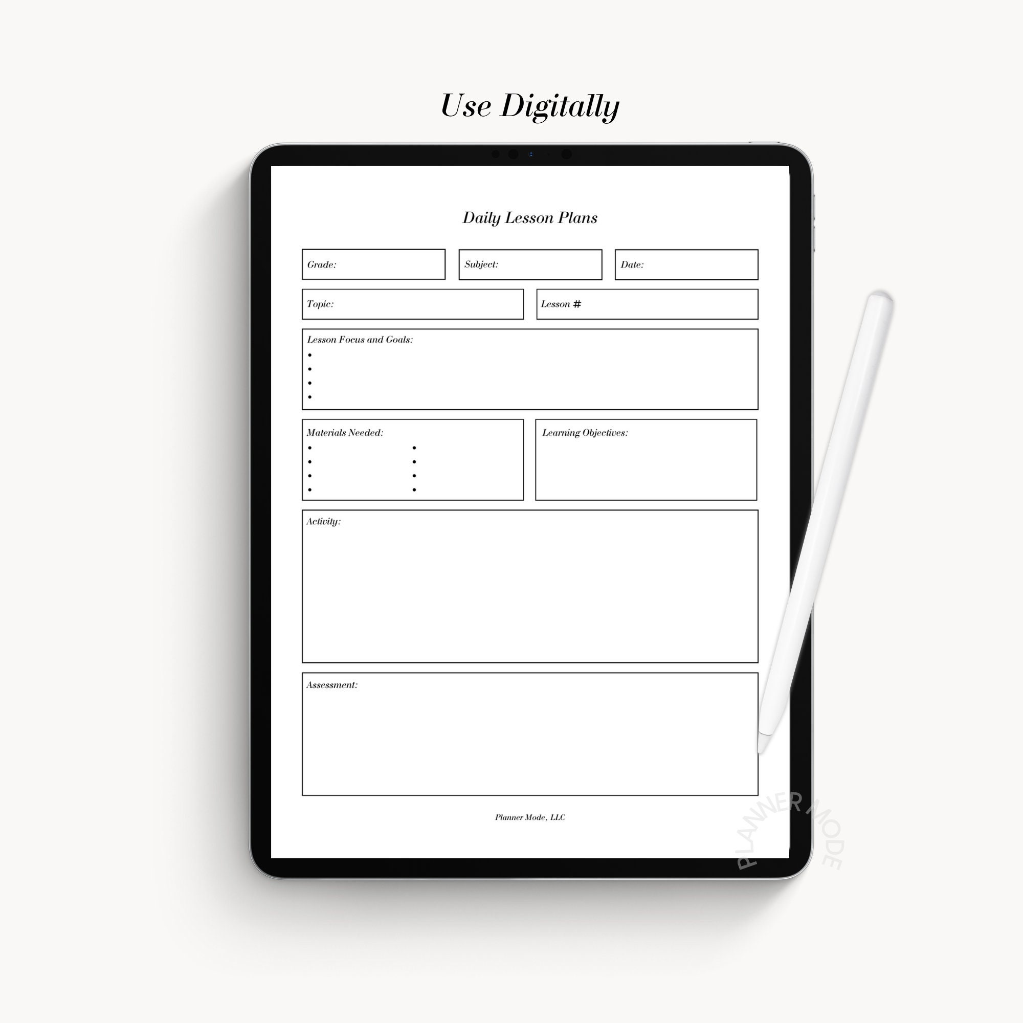 Teacher Planner Printable, Teacher Gradebook, Undated Teacher Planner ...