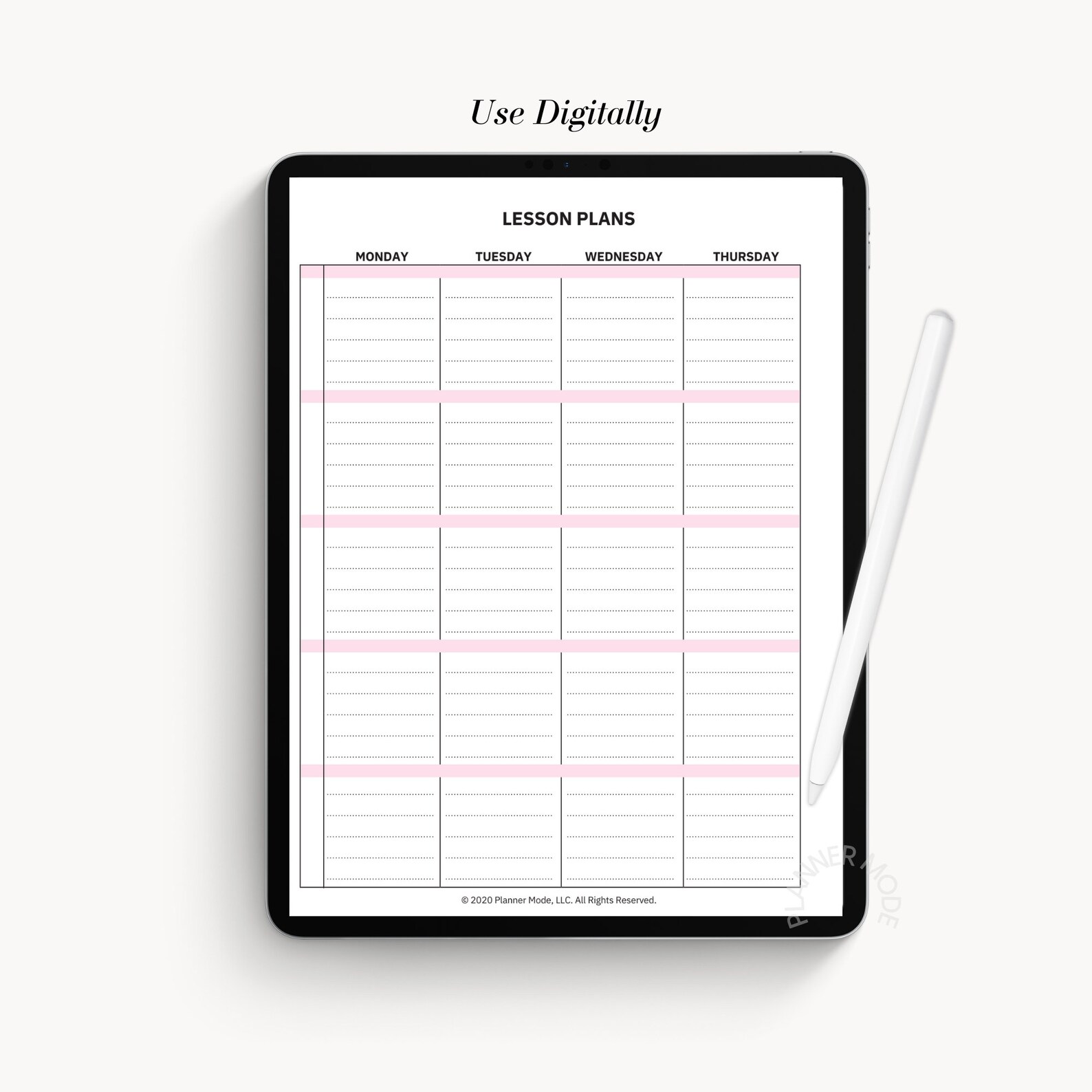 Teacher Lesson Planner, Lesson Planner Printable, Weekly Lesson Plans ...