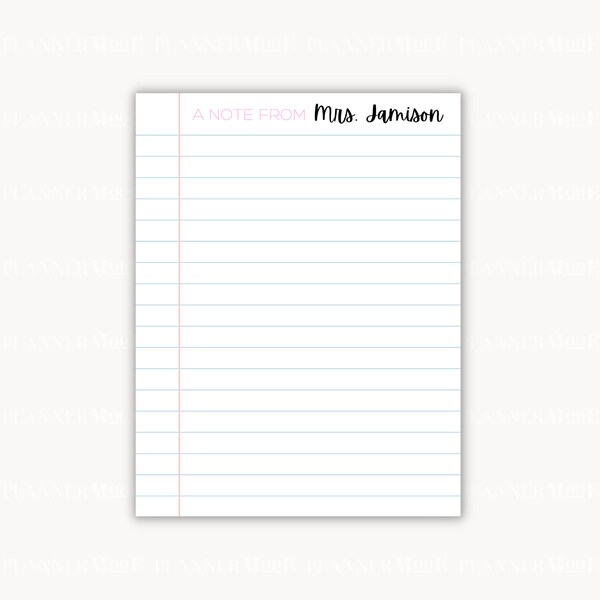 Writing Pad - Etsy
