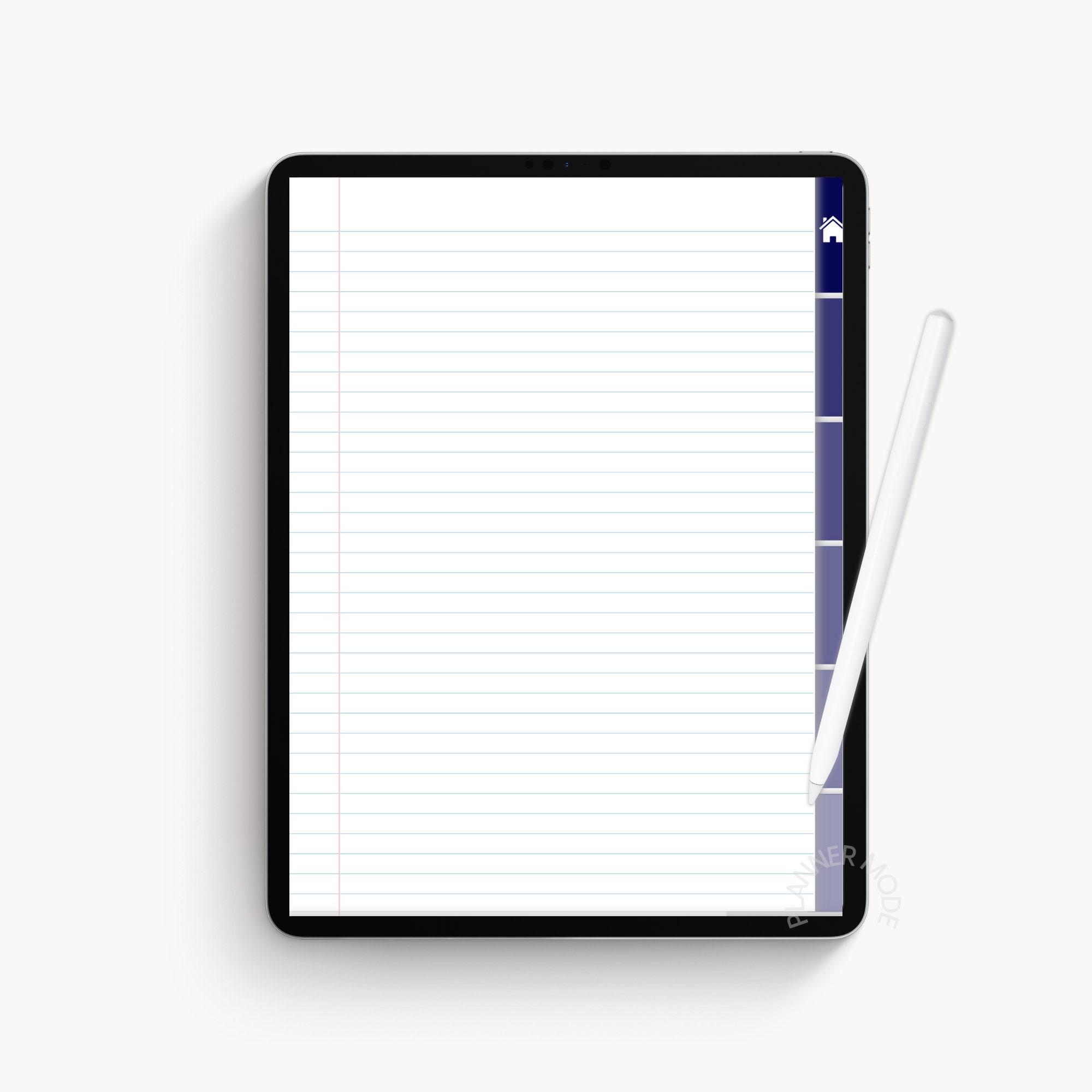 Digital Notebook With Tabs, 5 Divider Digital Notebook, Notes Templates ...