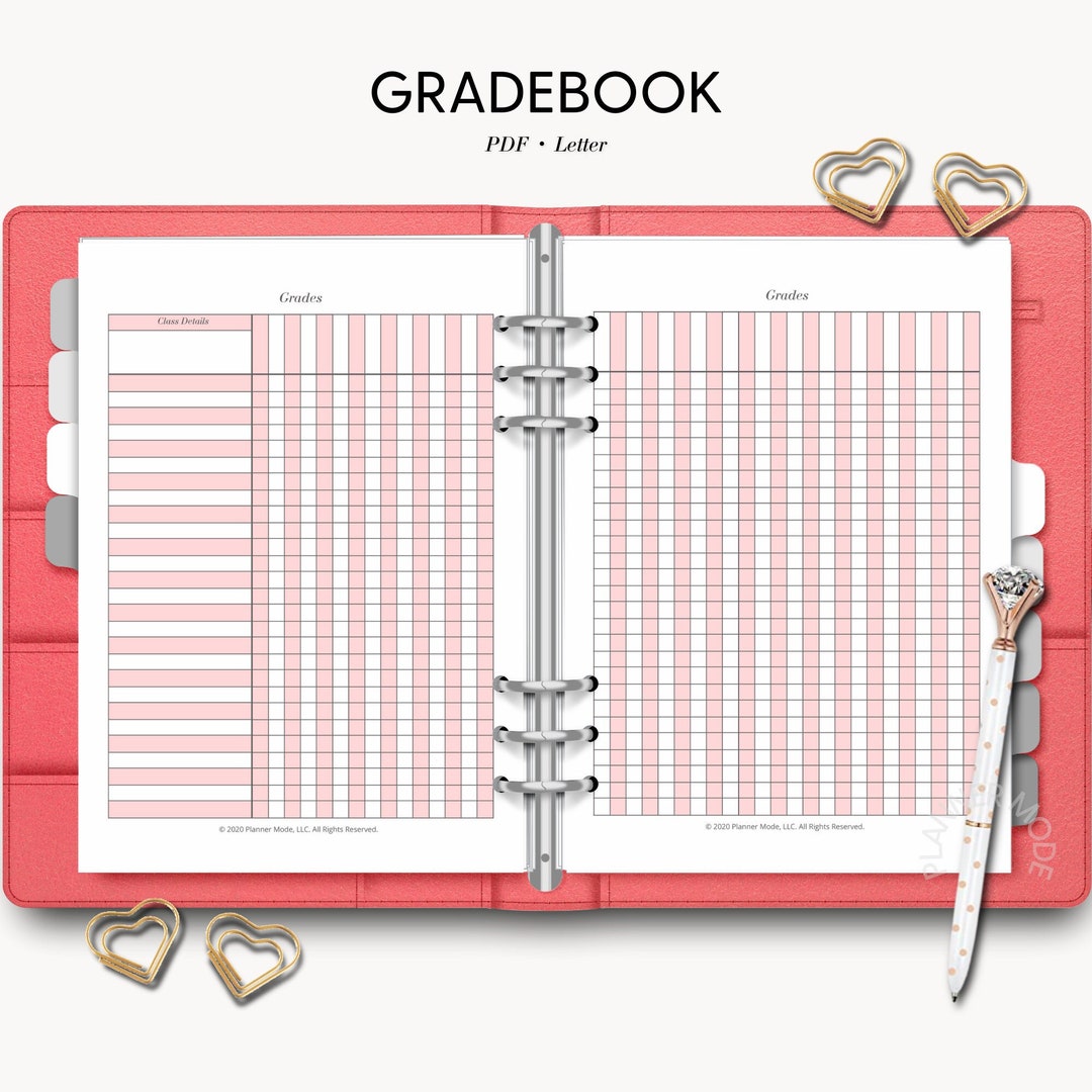 Grade Book, Teacher Grading System, Grade Tracker, Digital Gradebook ...