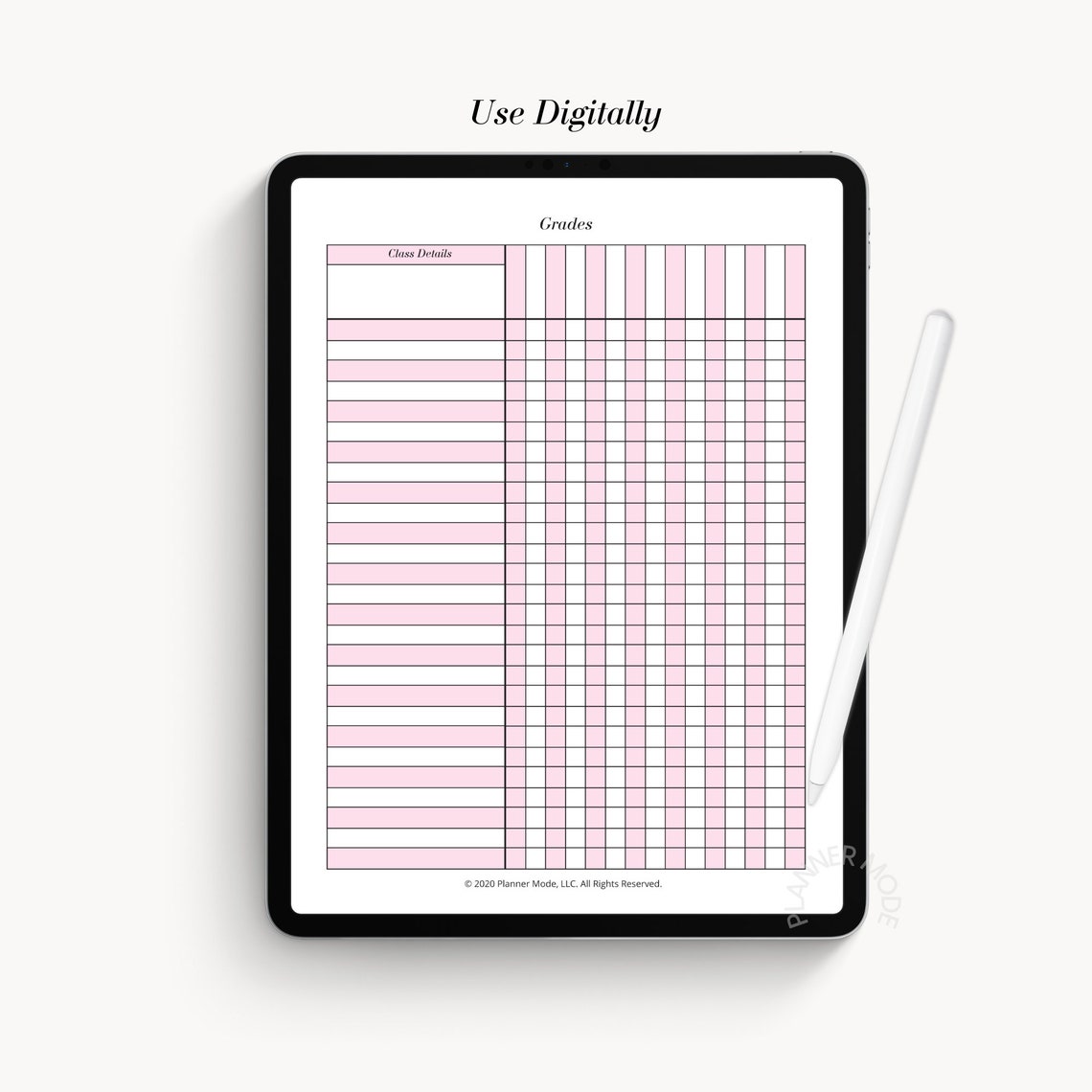 Printable Grade Book, Teacher Grading System, Grade Tracker, Digital ...