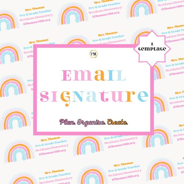 Cute Email Signature - Etsy