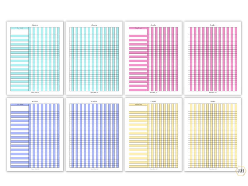 Goodnotes Gradebook: Printable Grade Tracker for Teachers (letter Size ...