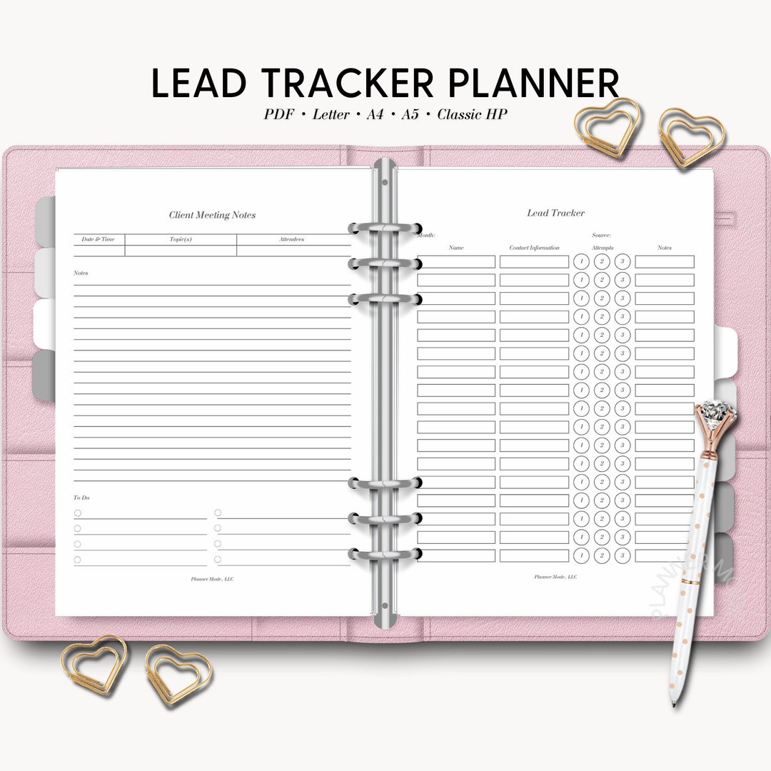 Lead Tracker, Real Estate Leads, Call Log, Prospect Planner, Sales Call ...