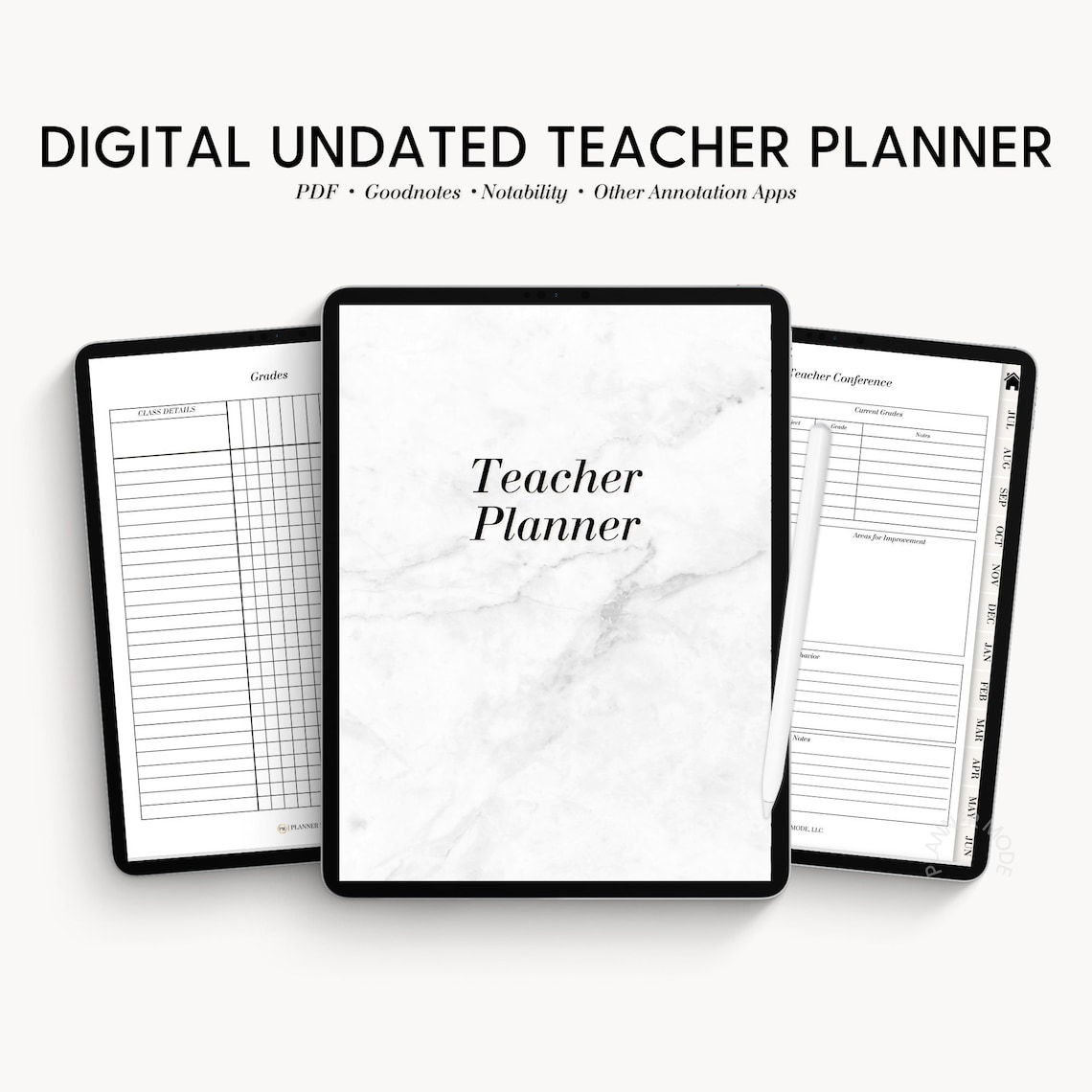 Digital Teacher Planner, Lesson Planner, Digital Gradebook ...