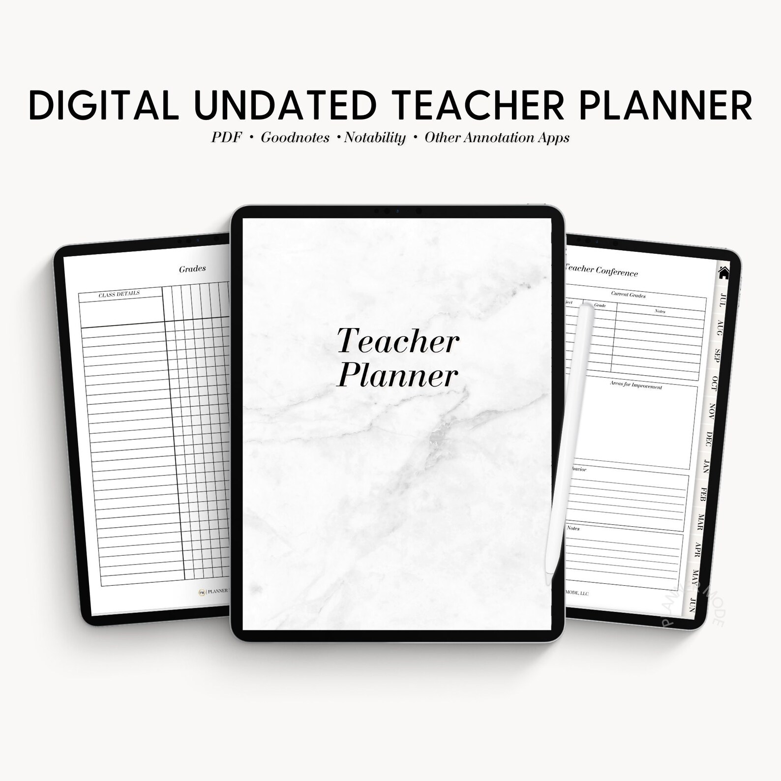 Digital Teacher Planner, Lesson Planner, Digital Gradebook ...