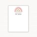 Editable Rainbow Custom Teacher Notepad, Office Notepad, Personalized ...