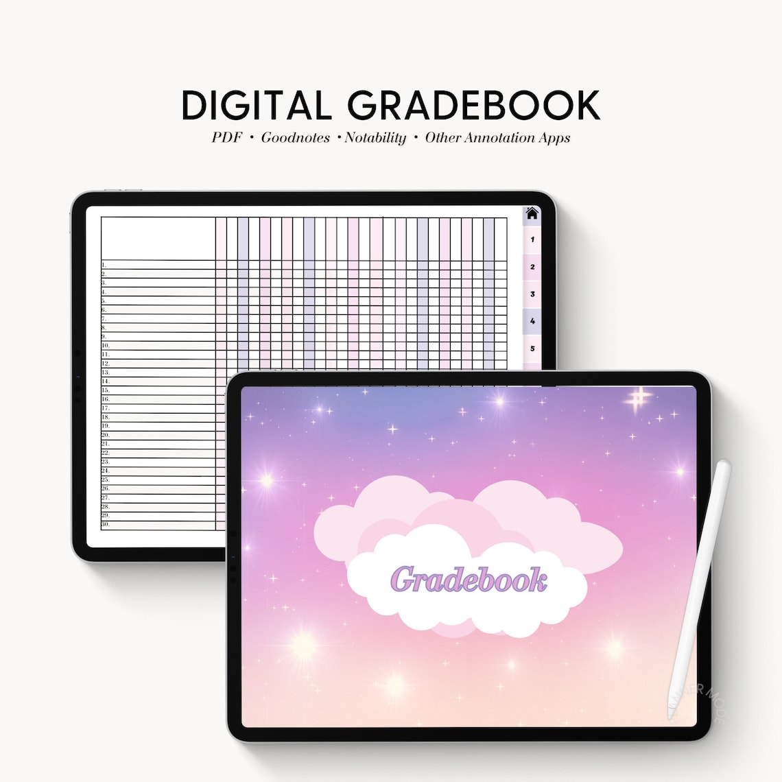 Digital Gradebook, Teacher Gradebook, Grade Tracker, Record Book, Grade ...