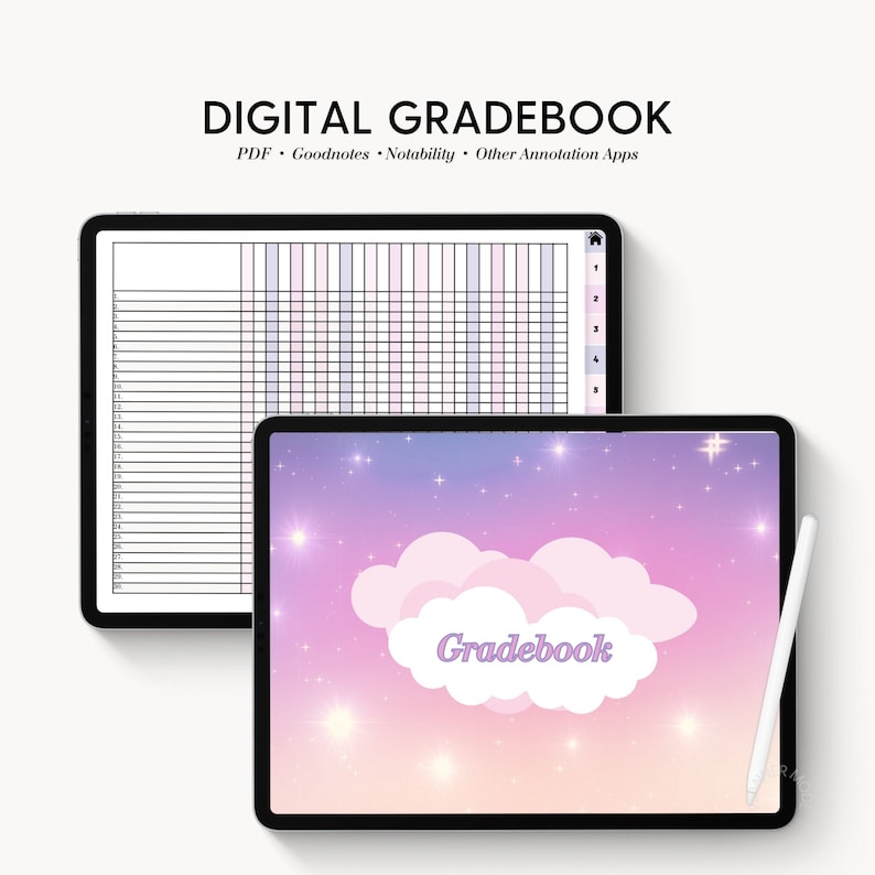 Digital Gradebook, Teacher Gradebook, Grade Tracker, Record Book, Grade ...