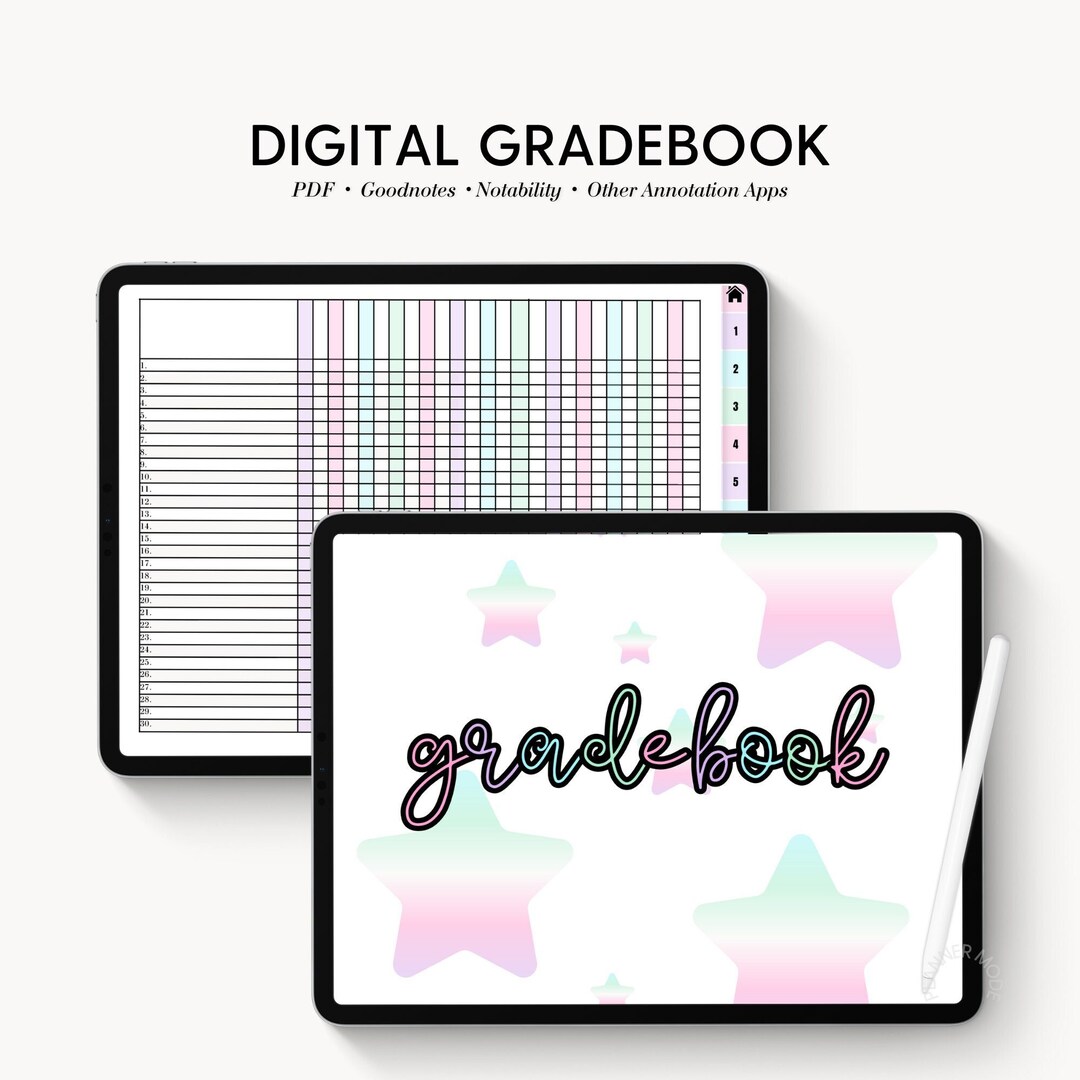 Gradebook Digital, Class Gradebook, Grade Tracker, Teacher Gradebook ...