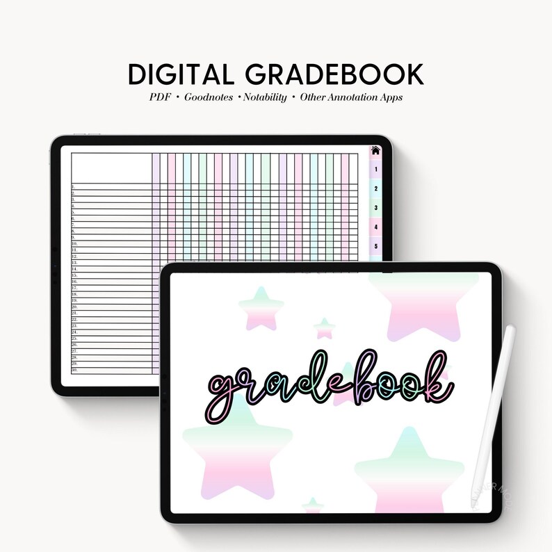 Gradebook Digital, Class Gradebook, Grade Tracker, Teacher Gradebook ...