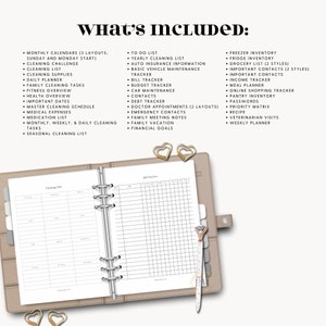 Household Binder, Home Management Binder, Home Binder, Family Household ...