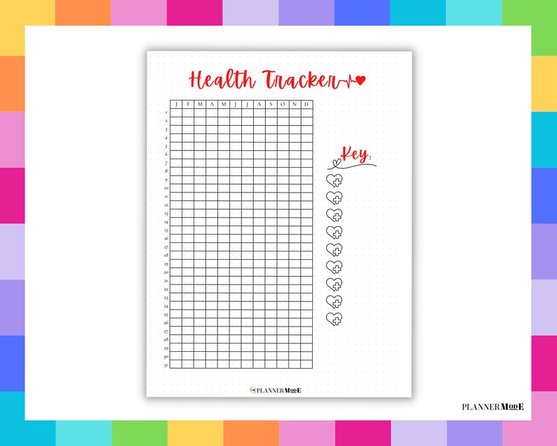 Health Tracker, Medical Planner, Mood Tracker, Energy Log, Sick Tracker ...