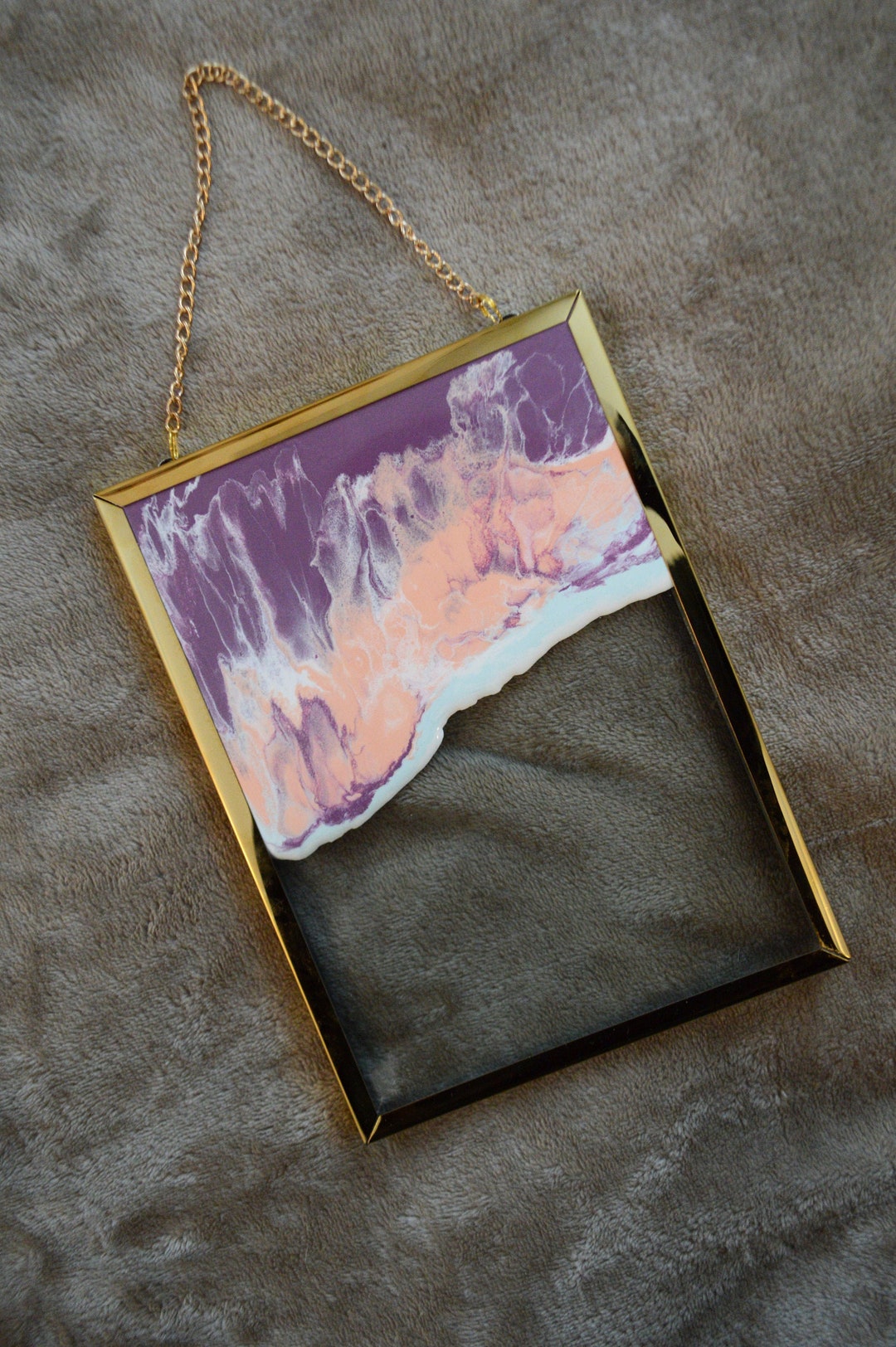 Resin Art Photo Frame - Etsy