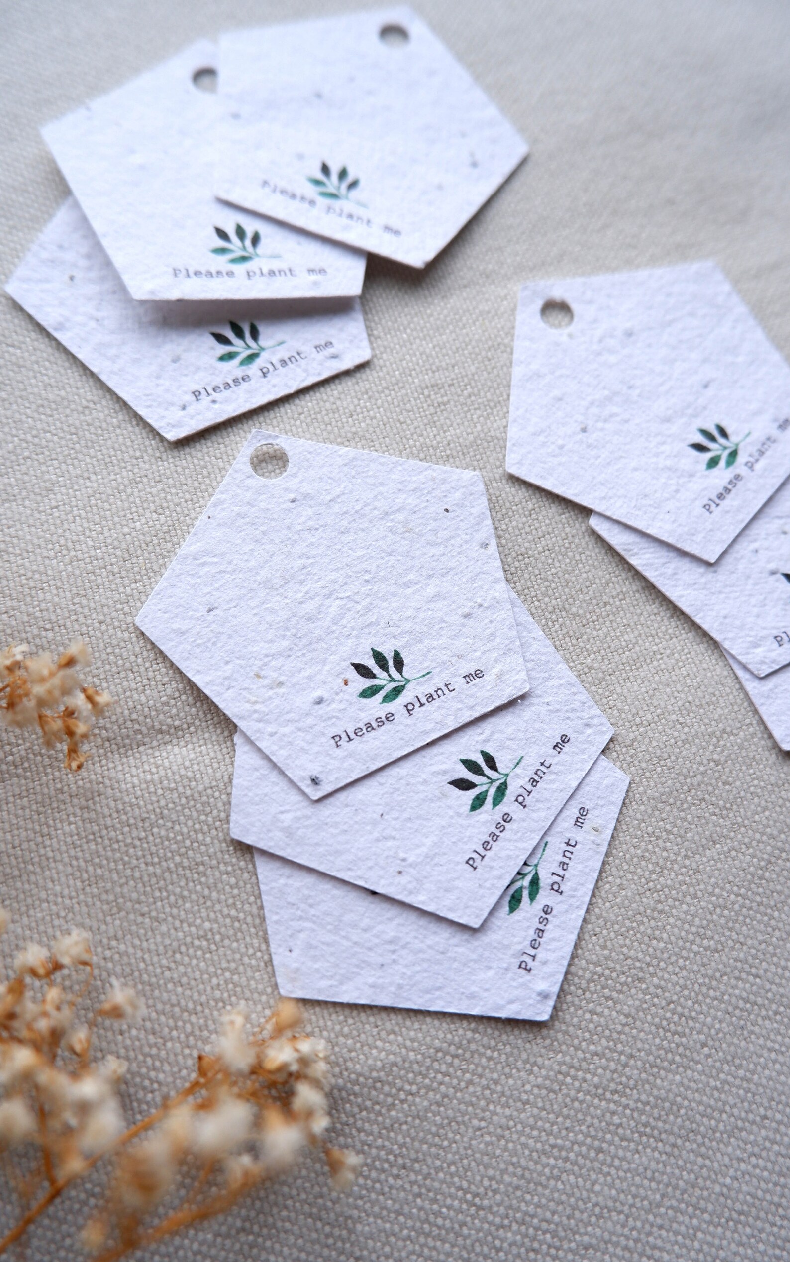 Present Tags | Gift Tags | Seed Paper Gift Tags | Plantable Seed ...