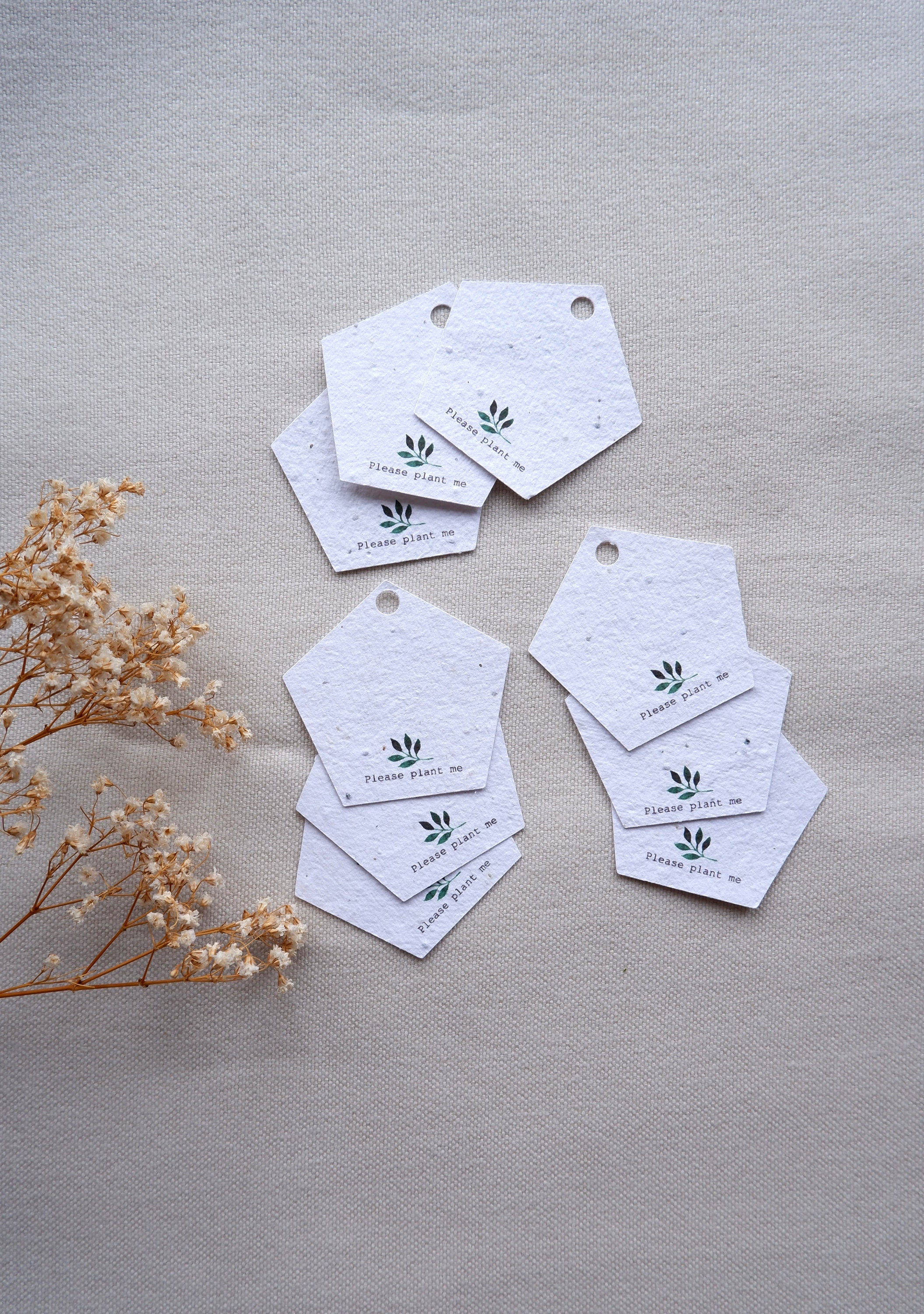 Present Tags | Gift Tags | Seed Paper Gift Tags | Plantable Seed ...